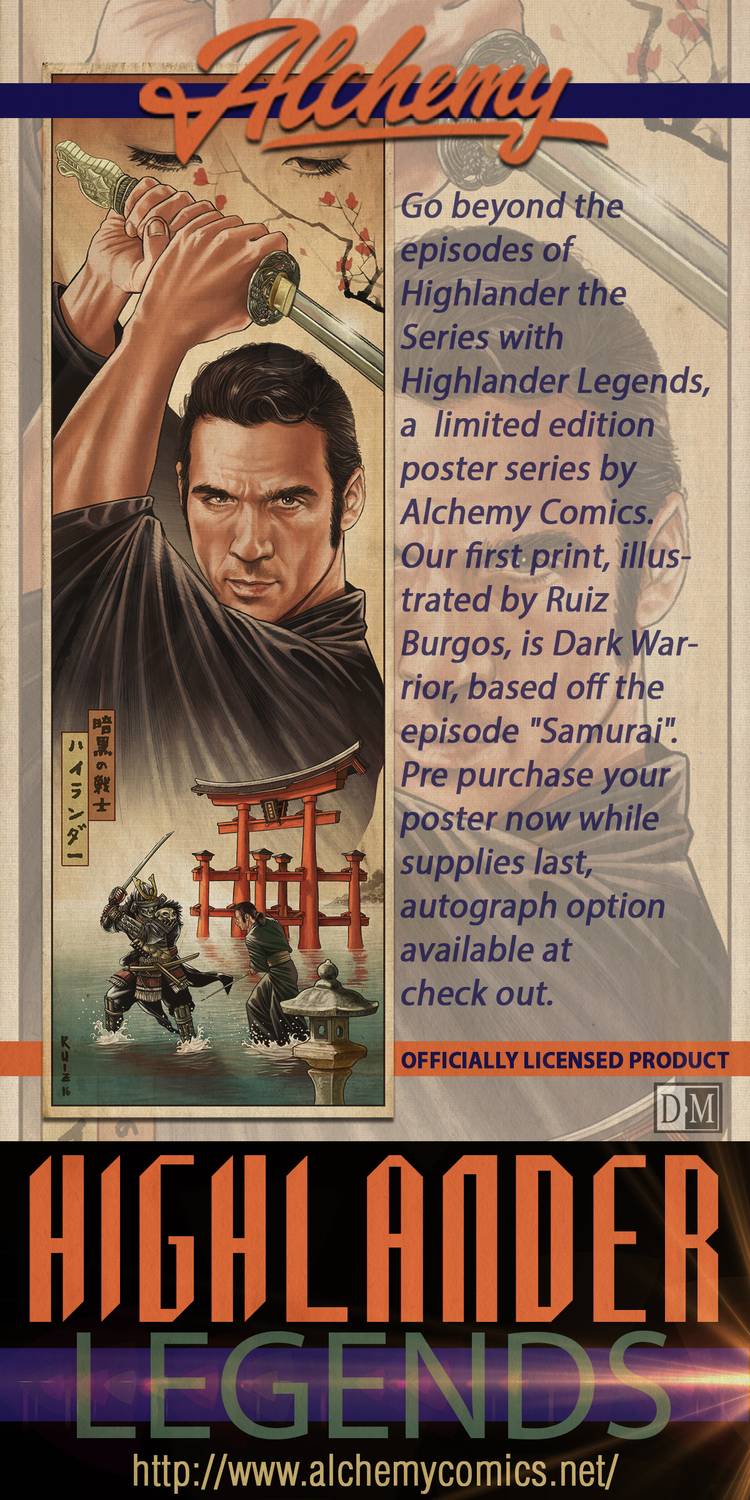 Highlander: The Series Receives Limited Poster Run