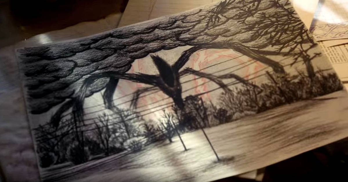 Will Stranger Things Monster Drawing The Drawing Will Byers (Noah