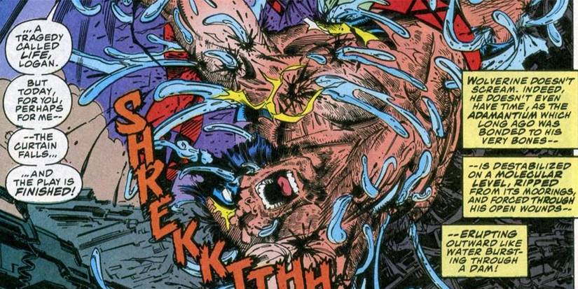 Magneto Removing Wolverine's Metal Skeleton Was Horrifying