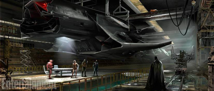 Justice League: Flying Fox Concept Art