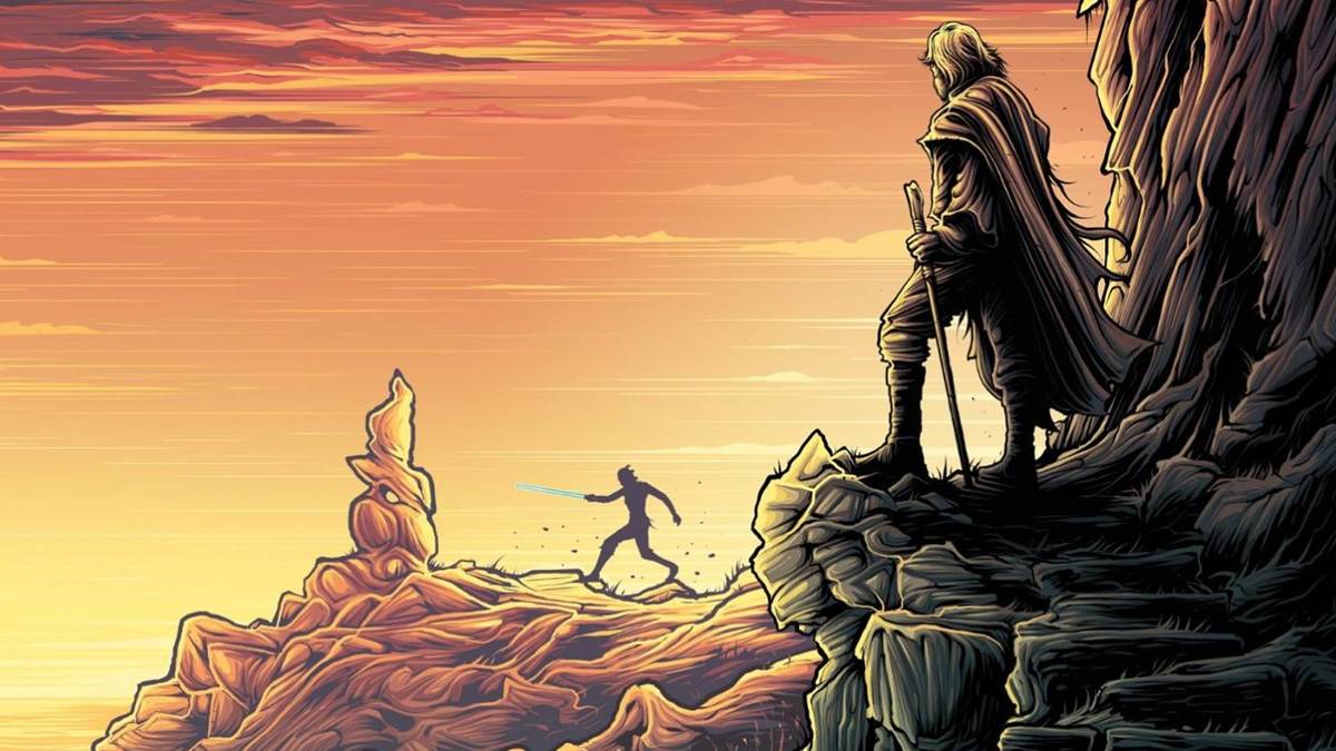 Luke Trains Rey On Star Wars 8 IMAX Poster