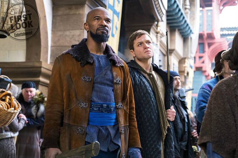 First Images of Taron Egerton as Robin Hood