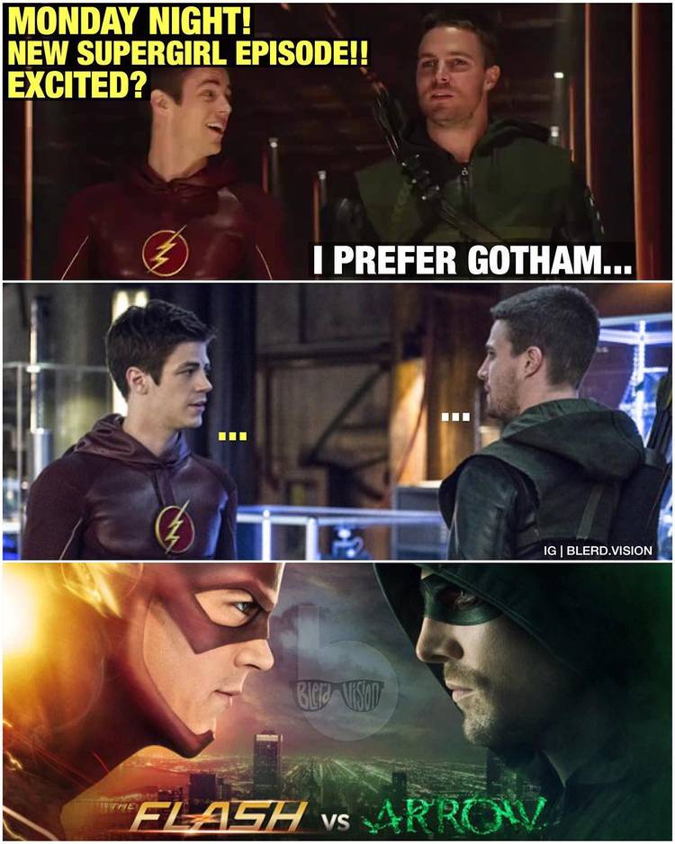 20 Hilarious Arrow Vs. Flash Memes That Will Make You Cry Of Laughter