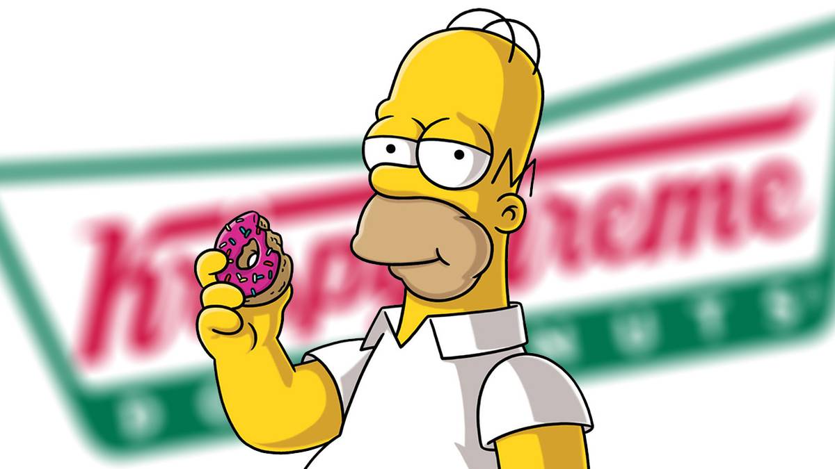 Homer Simpson Eating A Donut