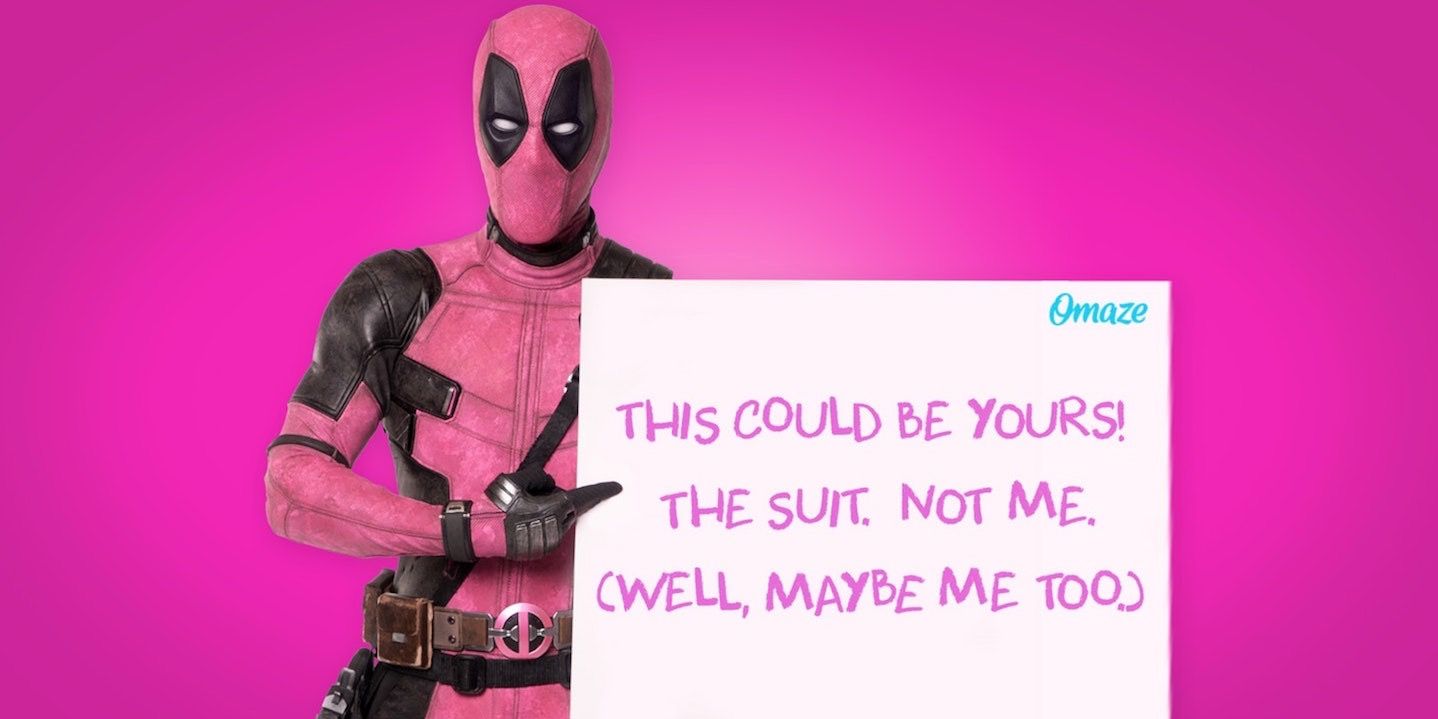 Win a Pink Deadpool Suit By Helping Fight Cancer
