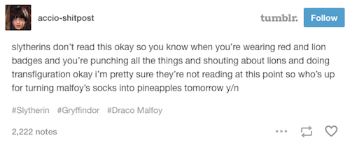 Harry Potter: 25 Hilarious Gryffindor Vs Slytherin Memes