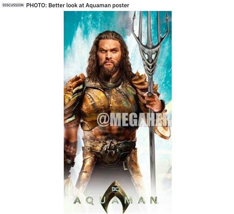 First Aquaman Promo Image Provides Better Look at New Armor