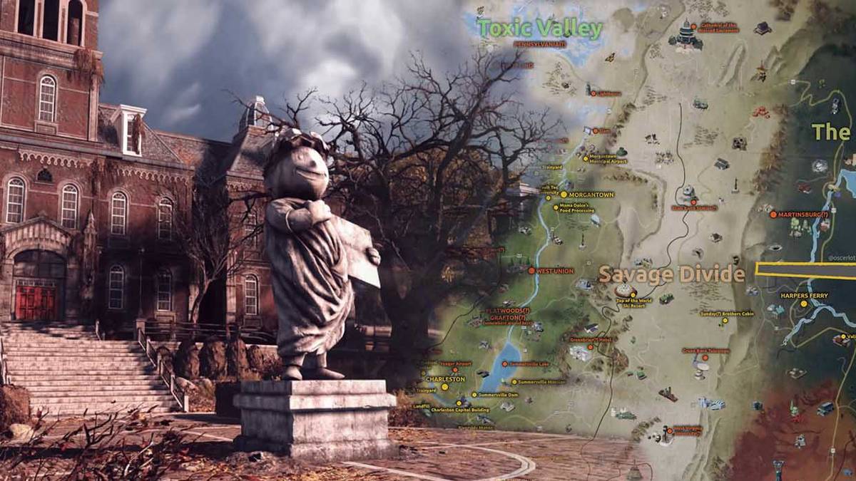 Fallout 76 Fans Try To Recreate The Game's Map