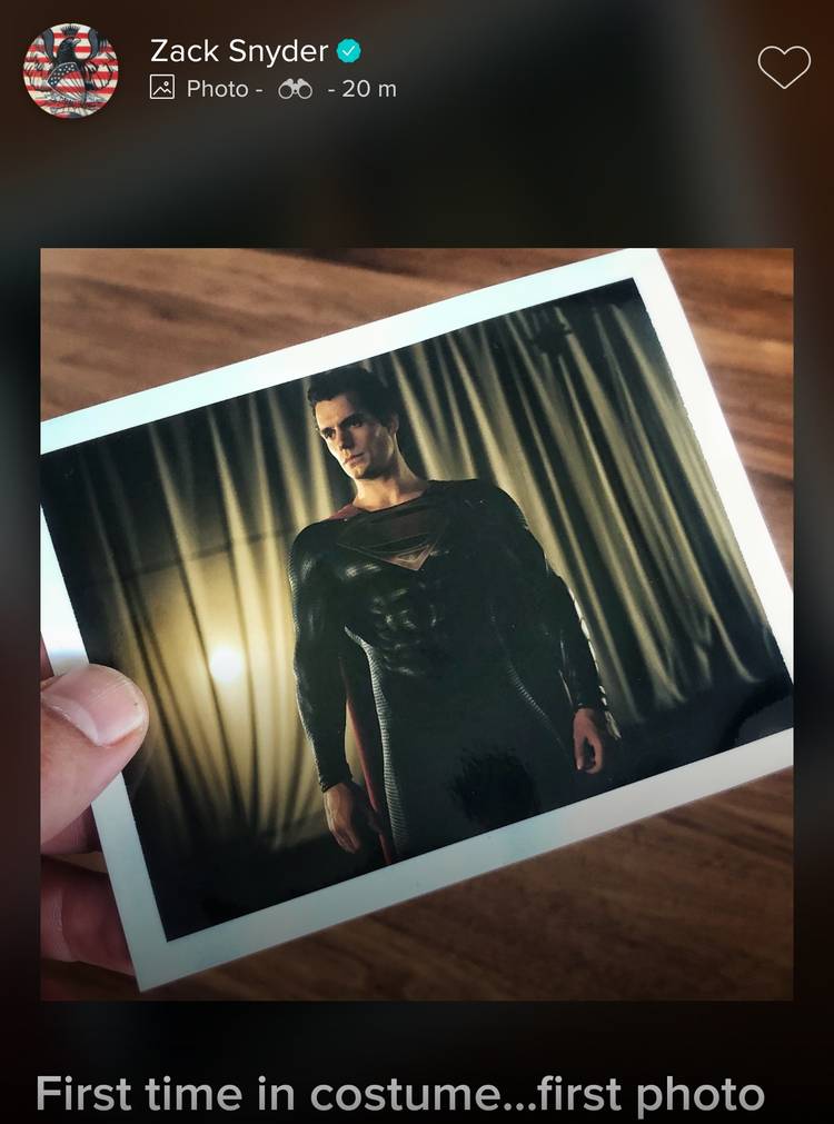 Man of Steel: Zack Snyder Shares Henry Cavill Anniversary Photo