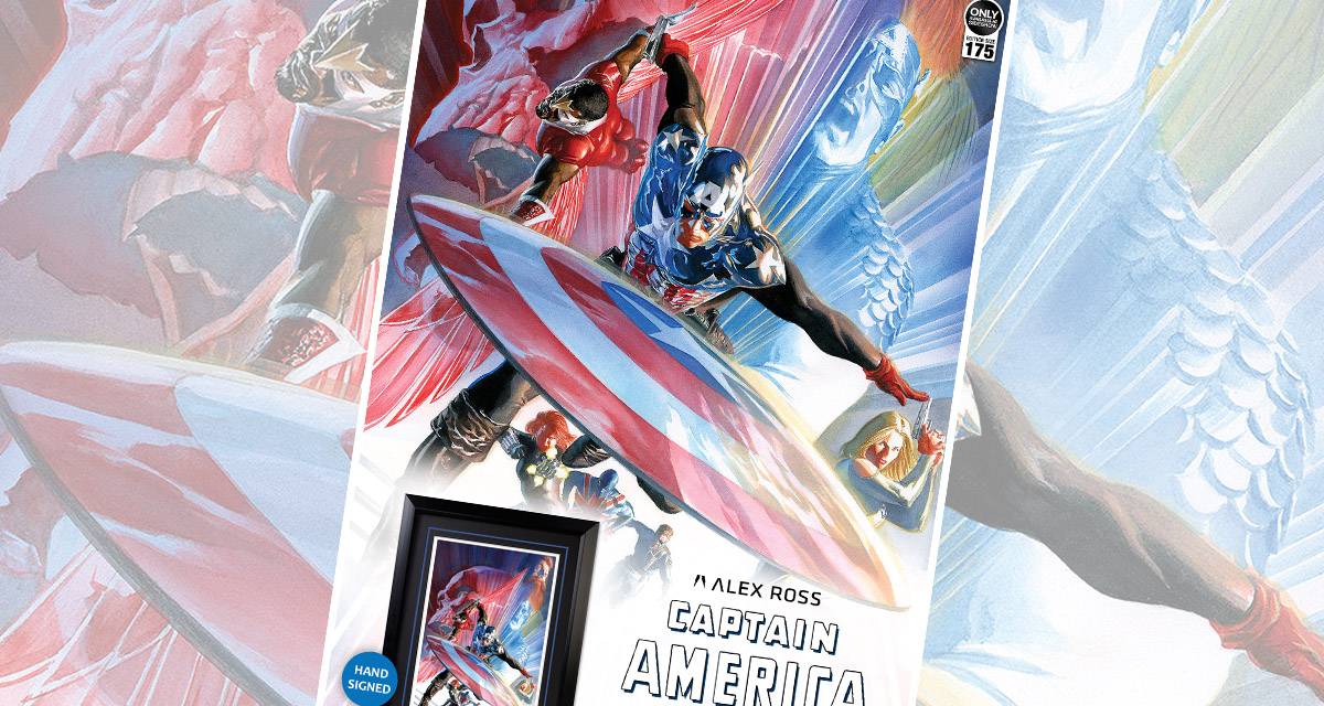 First Look: Captain America #600 Lithograph by Alex Ross