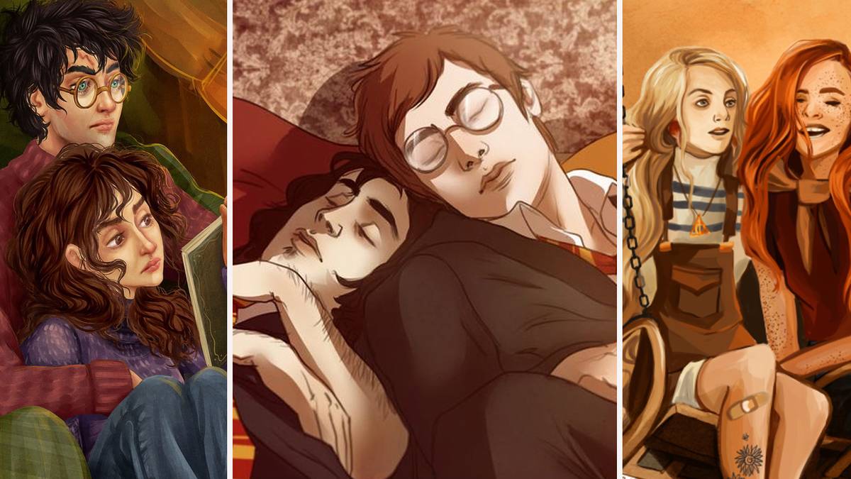 20 Wild Fan Redesigns Of Unexpected Harry Potter Couples
