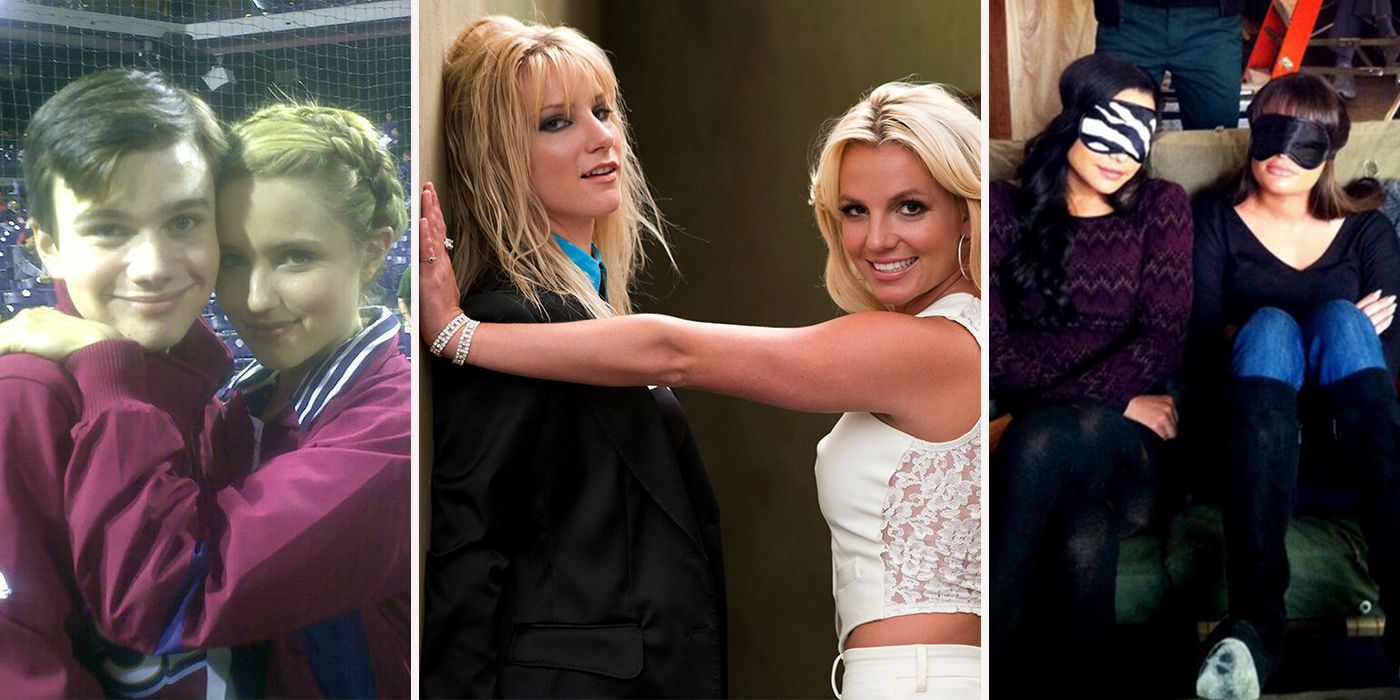 23 Behind-The-Scenes Photos From Glee That Change Everything