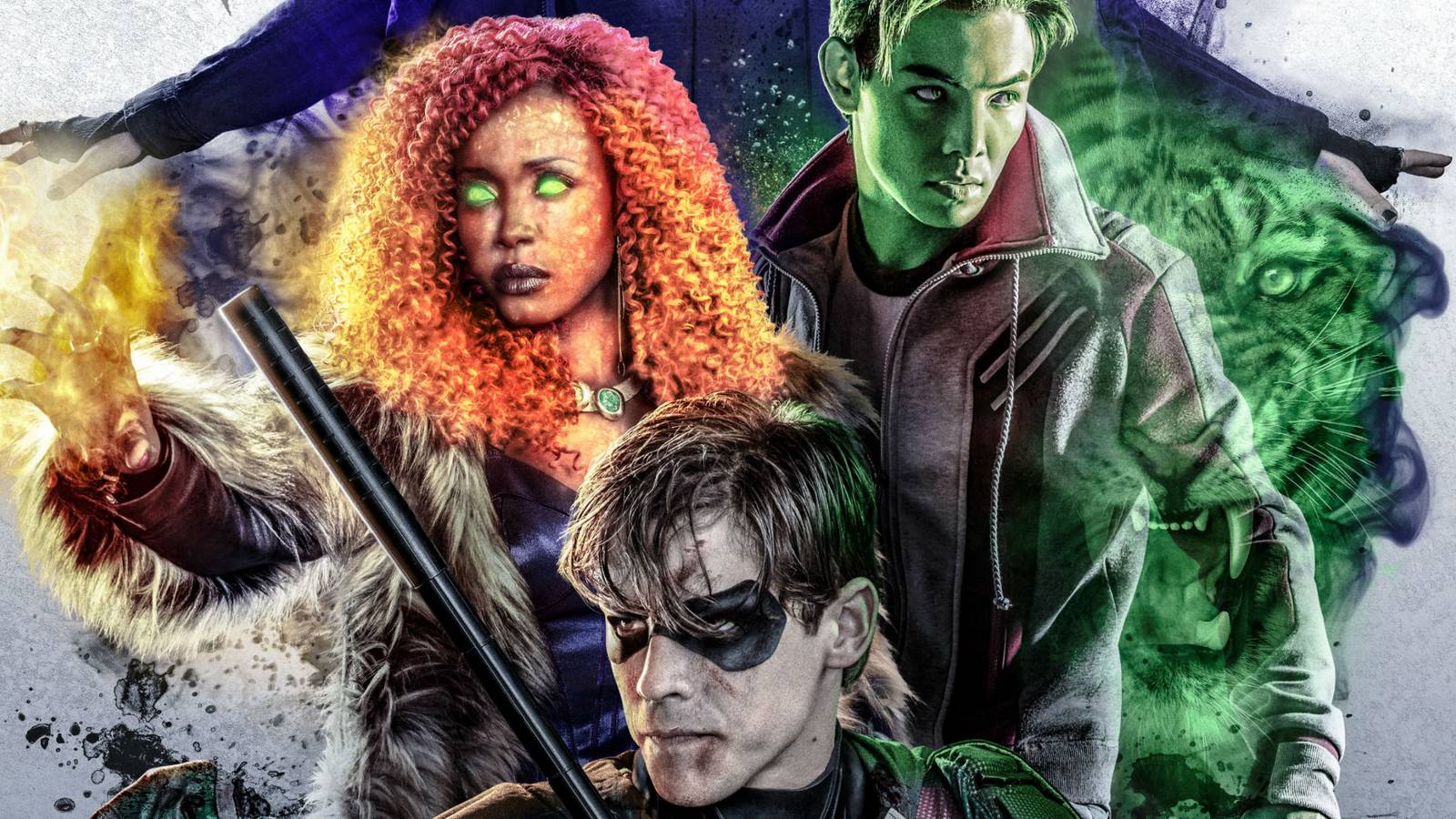 Titans TV Show Poster Spotlights the DC Superhero Team's Powers