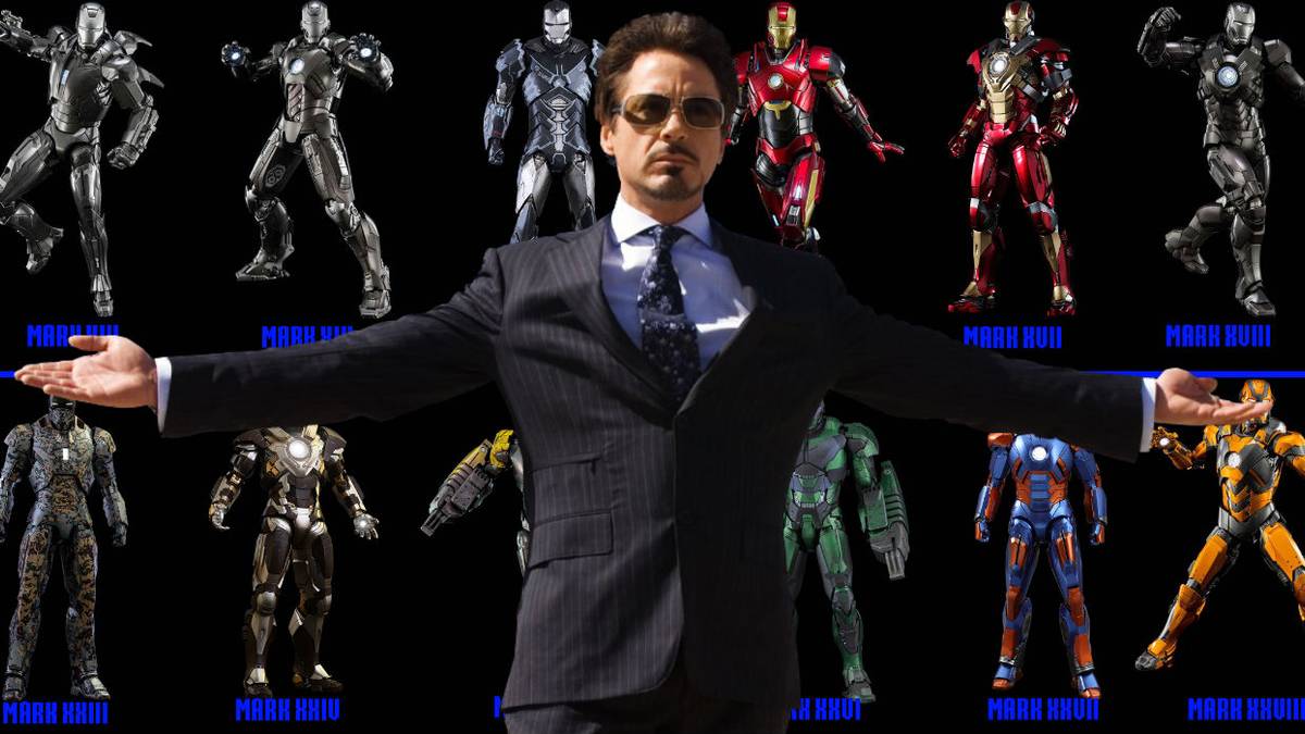 Every Iron Man Suit From the MCU in One Image