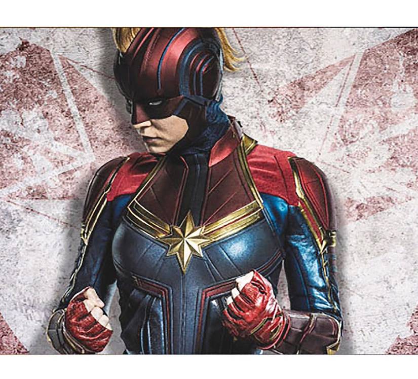 Captain Marvel Art Reveals Up-Close Look at Costume & Helmet