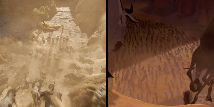 Lion King Trailer Breakdown: Live-Action To Animation Comparison