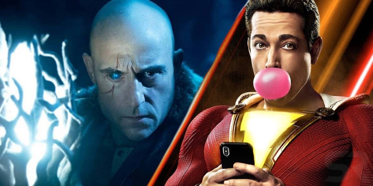 Shazam Set Visit Interview Mark Strong