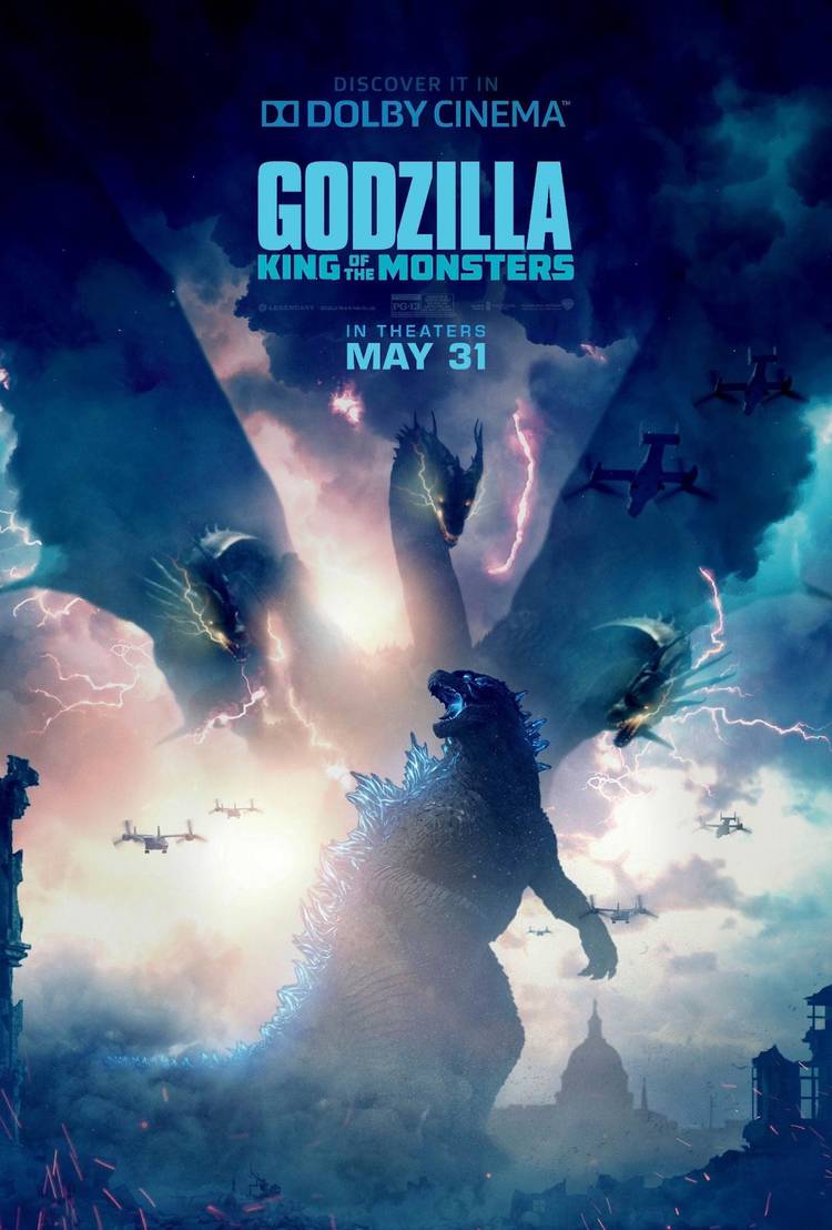 Godzilla: King of the Monsters Posters Released; Tickets On Sale