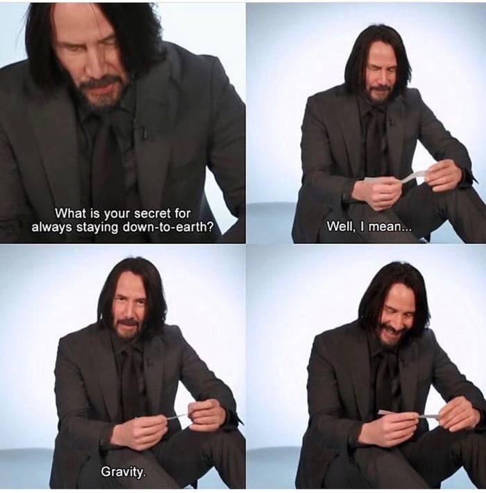 10 Funny Keanu Reeves Memes that are as Pure as He is