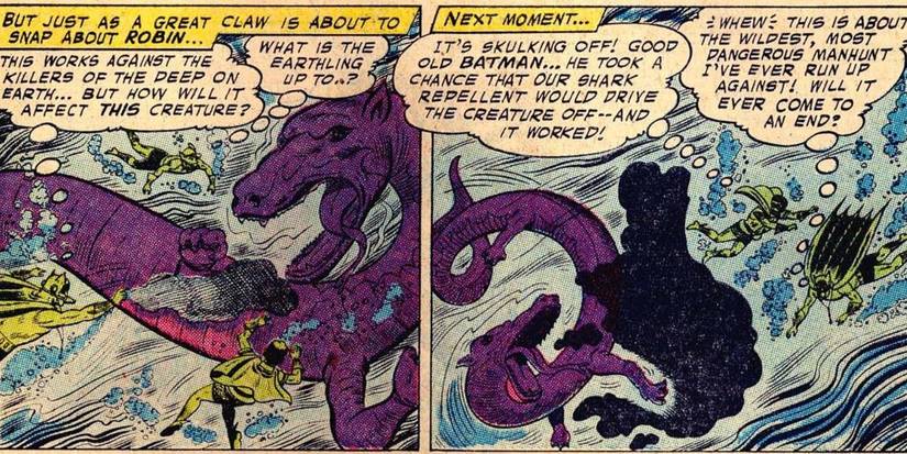 The OTHER Time Batman Used Shark Repellent Spray