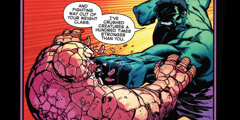 Marvel Shows What's Under The THING's Stone (and It's Awful)