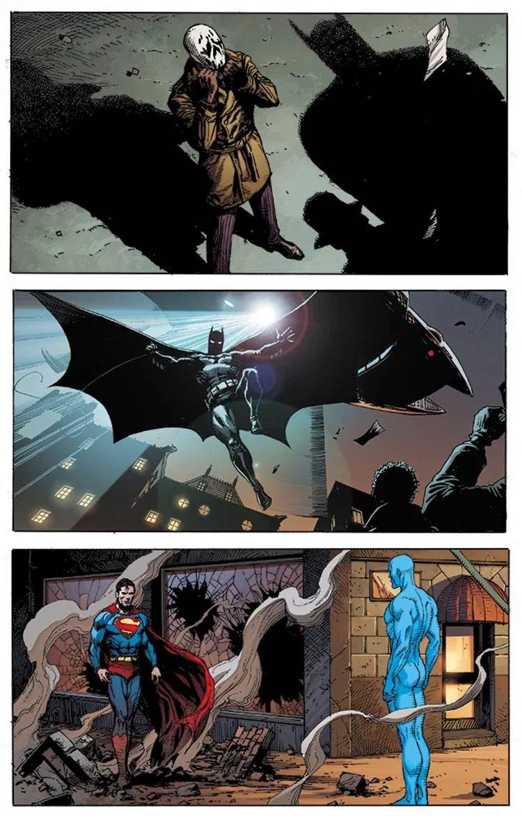 Superman vs. Dr. Manhattan in Doomsday Clock #12 Preview