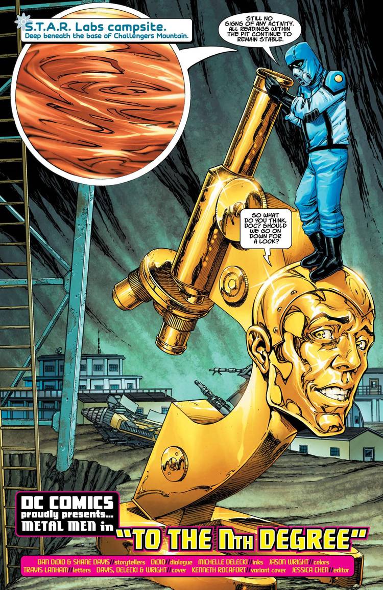 Exclusive Preview: The 'Nth Metal Man' Joins DC's Universe
