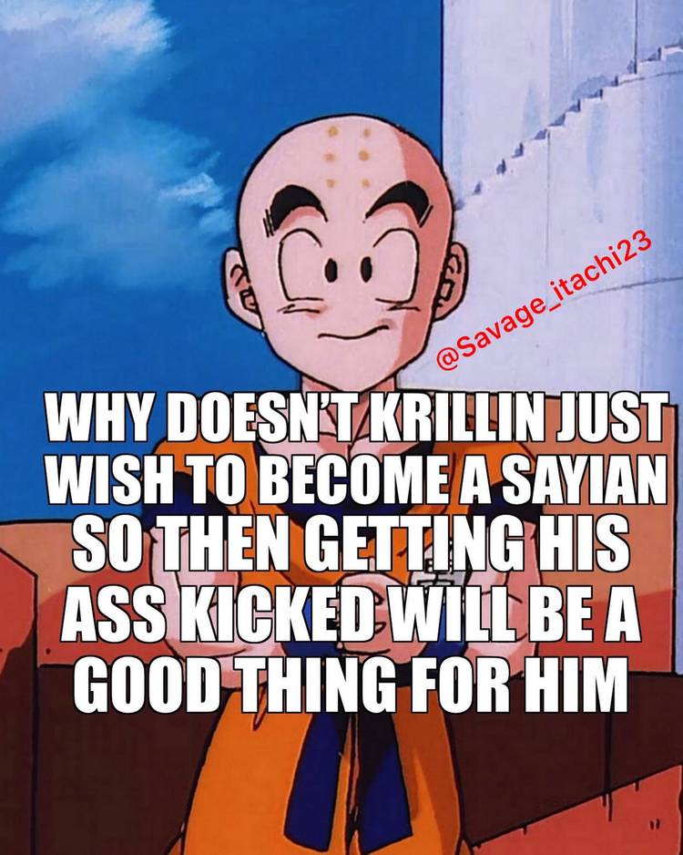 Dragon Ball: 10 Hilarious Krillin Memes That Are Too Funny