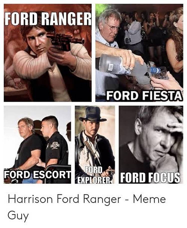 Harrison Ford: 10 Hilarious Memes Of Hollywood's Favorite Stoic