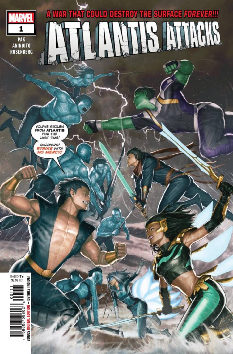 King Namor Strikes in Marvel's ATLANTIS ATTACKS Preview