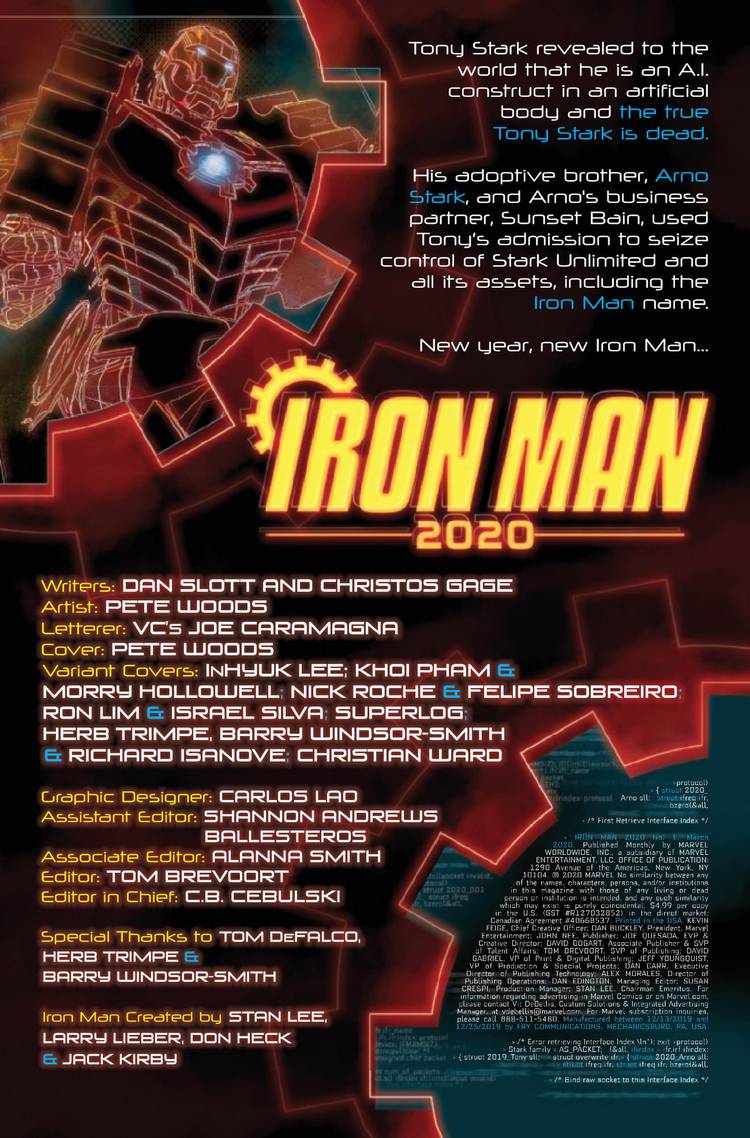 Marvel's New IRON MAN 2020 Arno Stark Finally Arrives