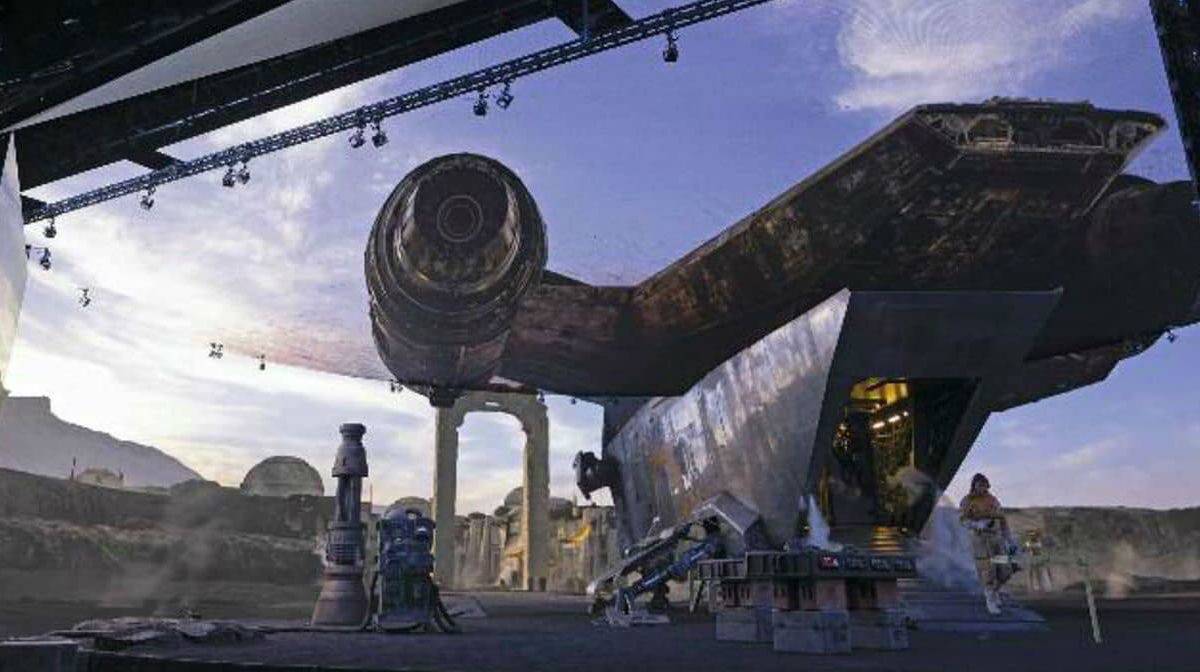 The Mandalorian Set Photos Reveal Stunning Real-Time Environments