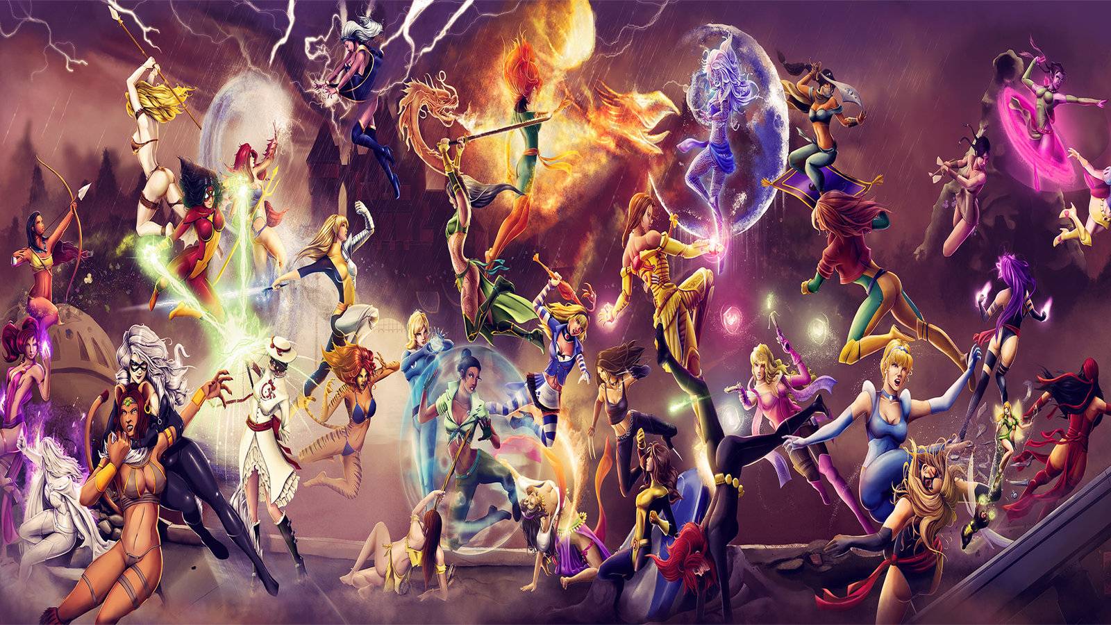 10 Marvel Characters Reimagined As Disney Princesses (Fan Art)