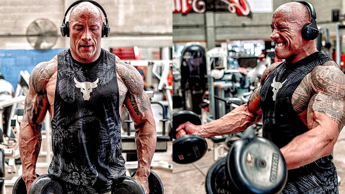 The Rock Shows Off Black Adam Physique With New Workout Photos