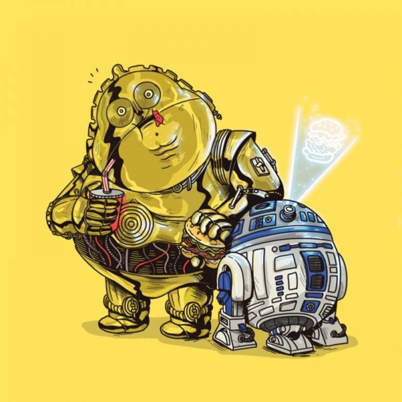 10 Fan Versions Of Chonky Star Wars Characters That Are Too Adorable