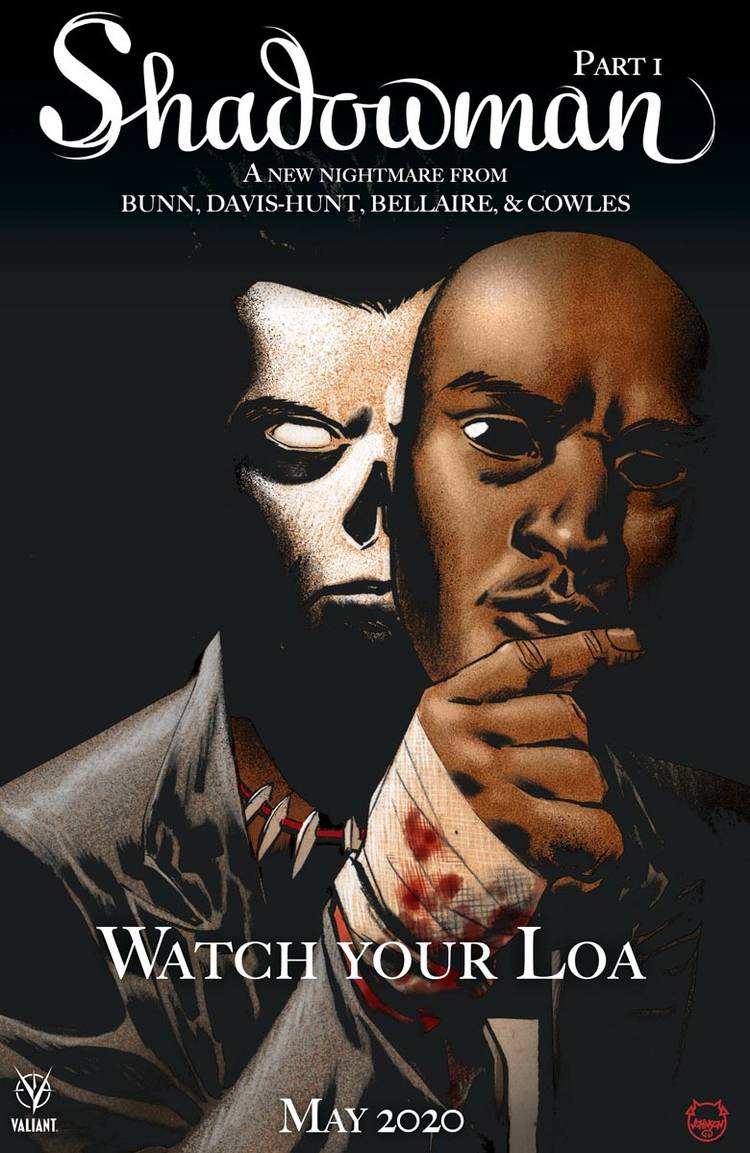 Exclusive: Valiant's SHADOWMAN Relaunch Covers Revealed