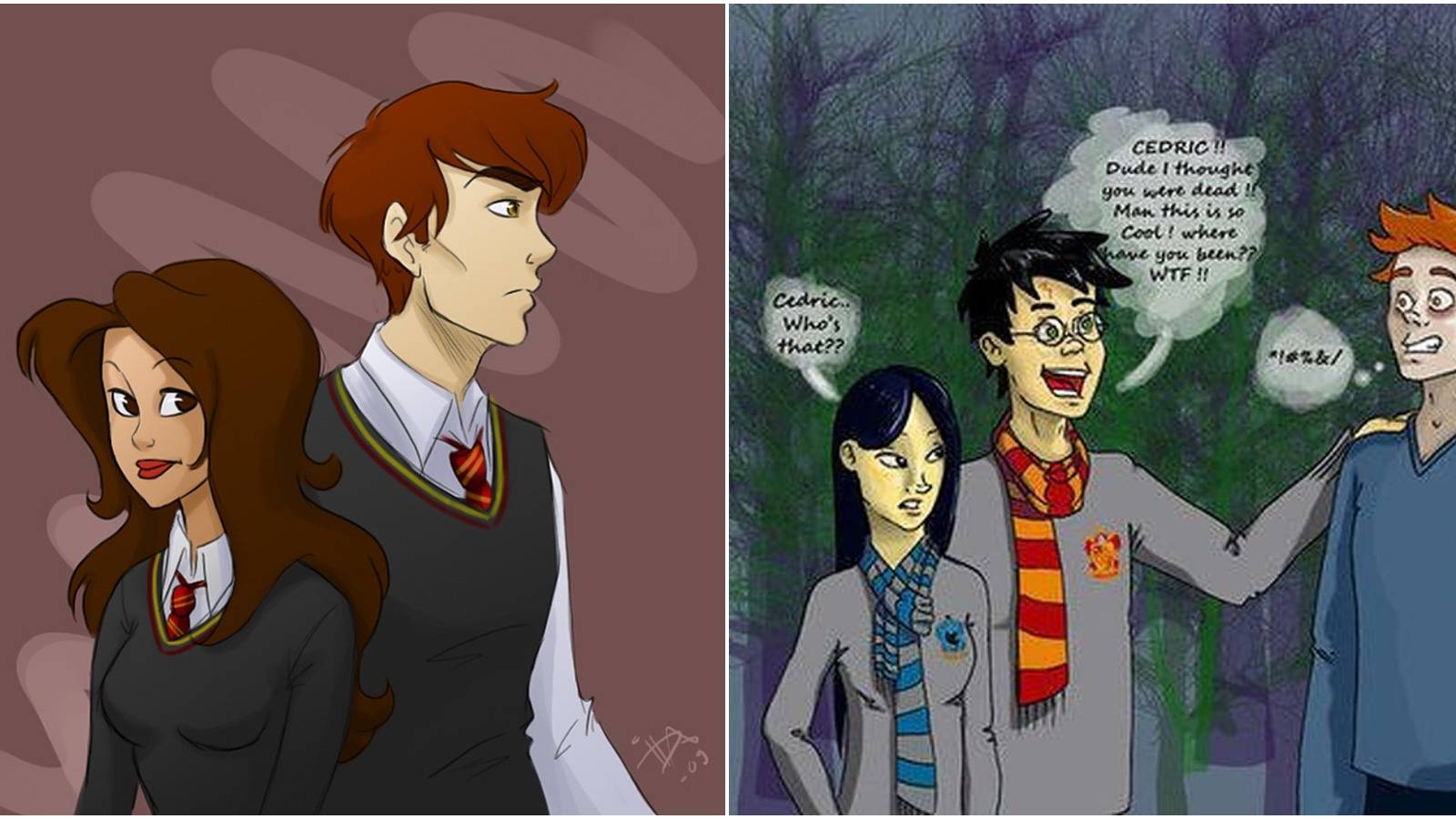 10 Twilight Characters Reimagined As Hogwarts Students (Fan Art)