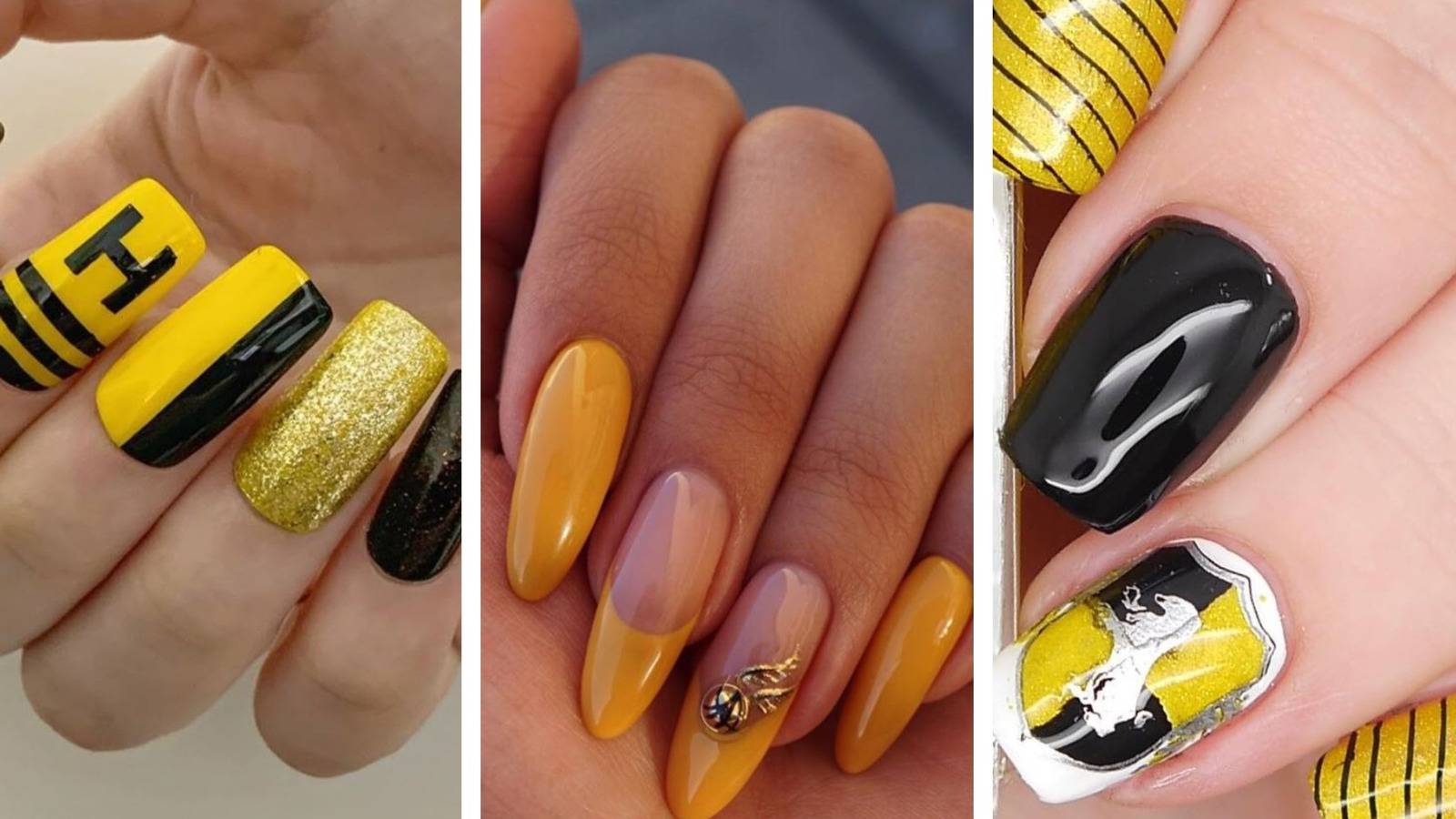 Harry Potter: 10 Most Incredible Hufflepuff Nail Art Designs