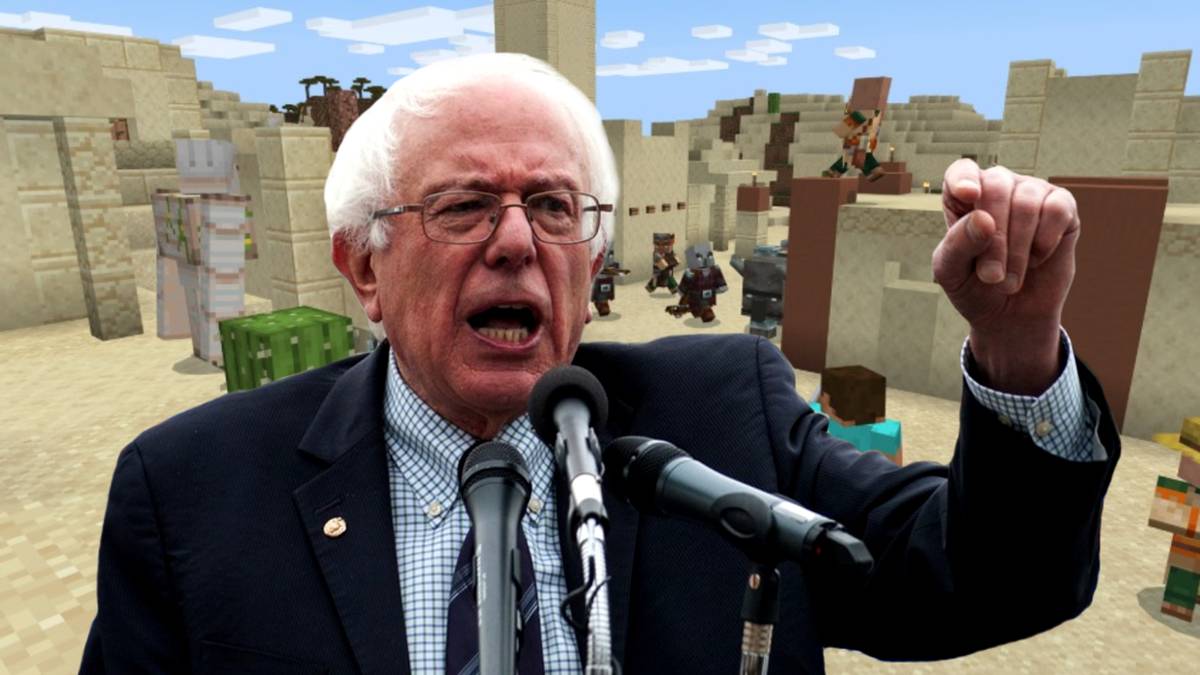 Bernie Sanders Will Start Playing Minecraft (If He Gets Enough Views)