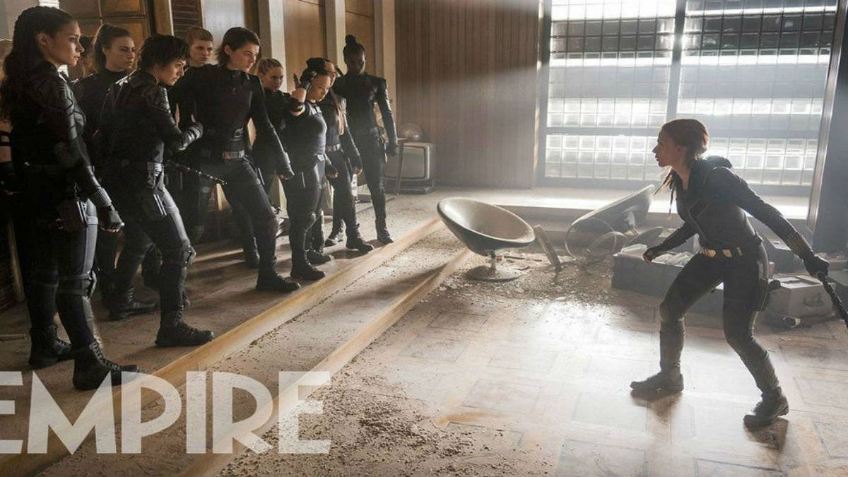 Black Widow Movie Images Hype Natasha vs. Red Room Victims