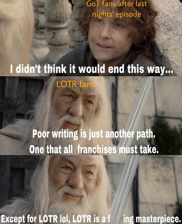 10 Game Of Thrones Vs Lord Of The Rings Memes That Are Too Hilarious