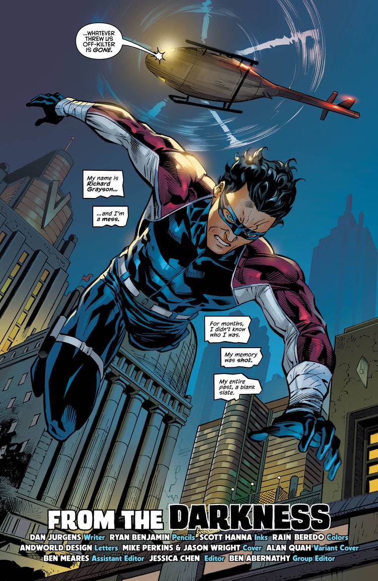 Dick Grayson is Creating a NEW Nightwing in DC Comics