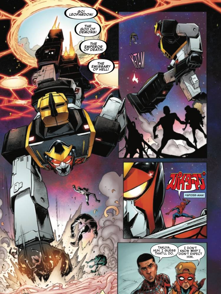 Spider-Man's Giant Japanese Robot Returns in SPIDER-VERSE