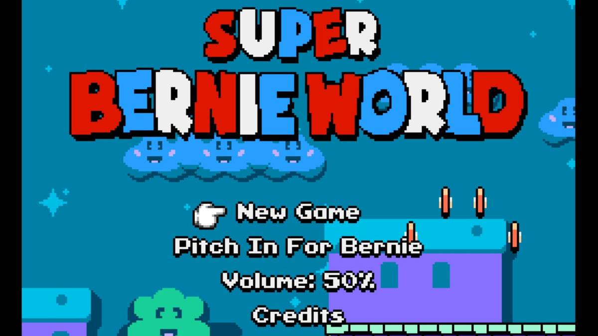 Bernie Sanders Meets Super Mario World in Free Indie Game