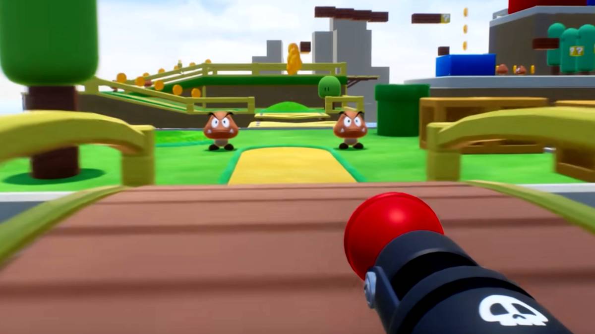 Free Super Mario Bros. FPS Created In Unreal Engine 4