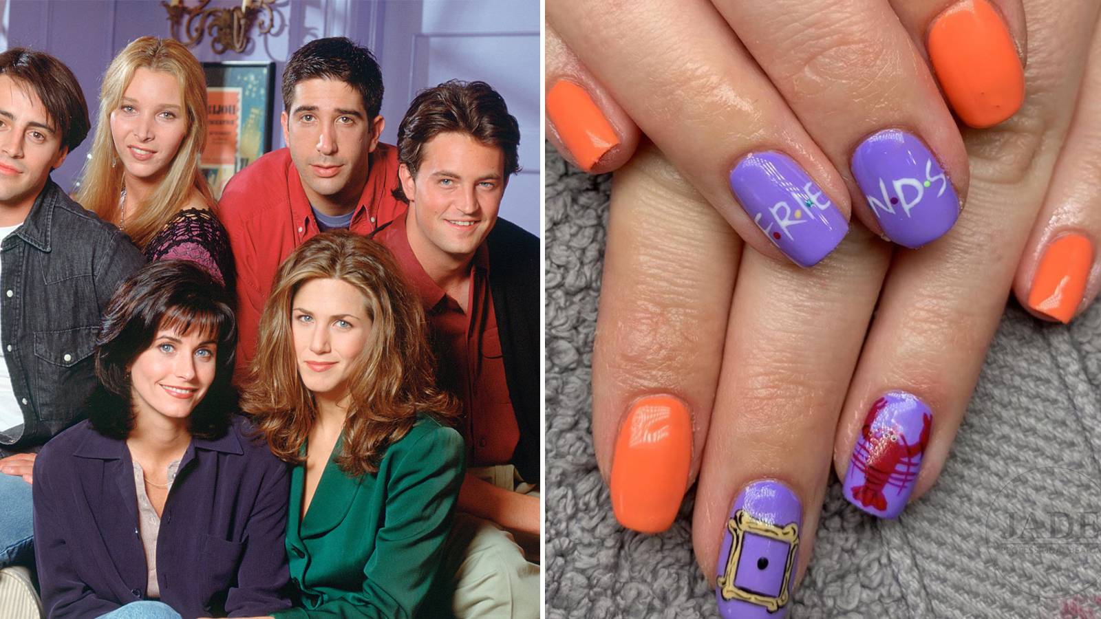 10 Most Amazing Friends Nail Art Designs