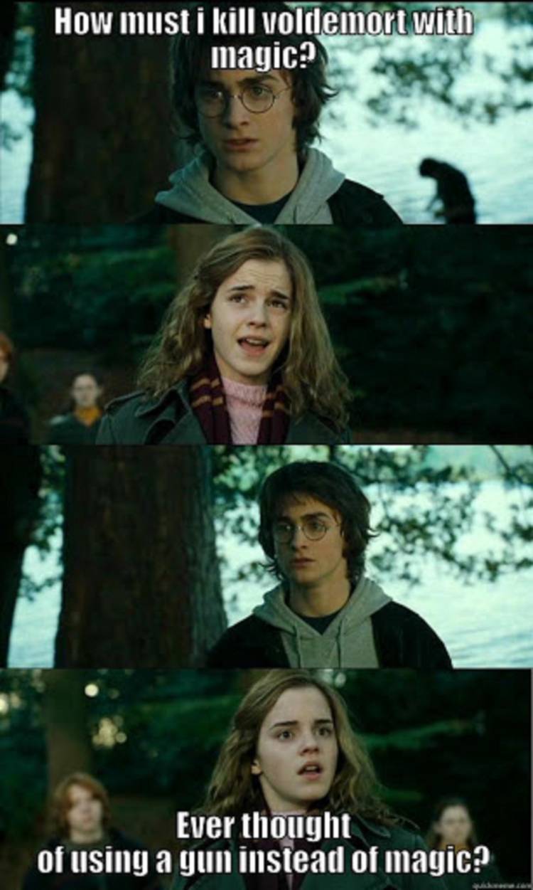 10 Hilarious Harry Potter With Guns Memes That Are Too Funny