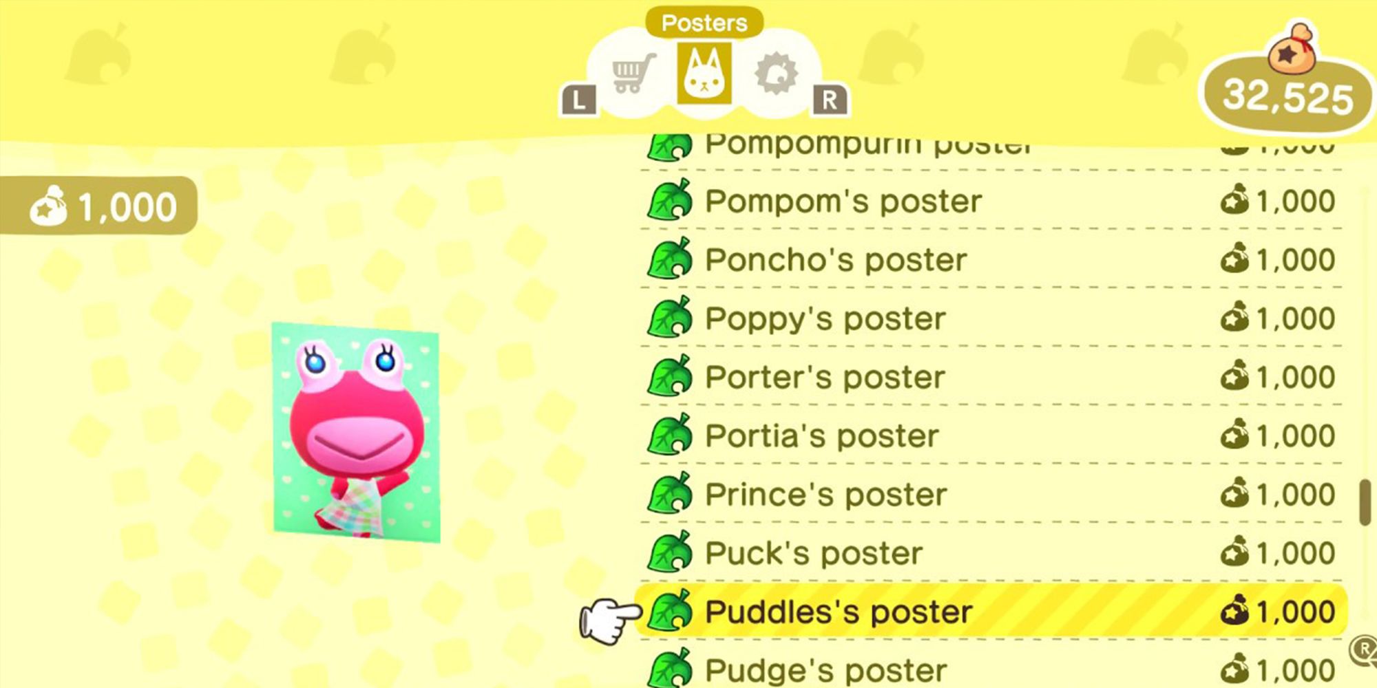 Animal Crossing: New Horizons - How to Buy Posters of Your Villagers