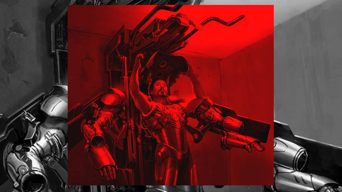 Iron Man Concept Art Features Tony Stark Alternate Suiting Set Up