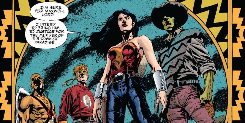 What if DC's Justice League Were Old West Cowboys, Instead?